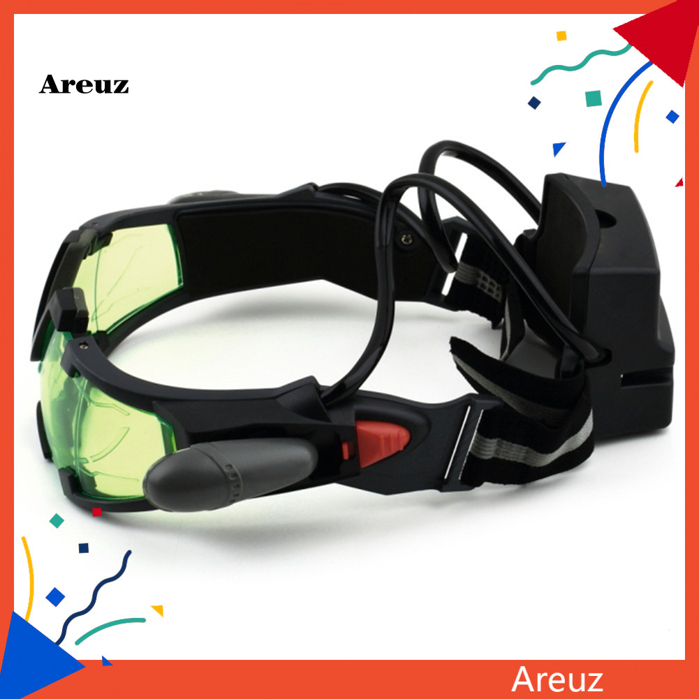 ARE Eye Protective Adjustable Elastic Band Night Vision Goggles Glasses ...