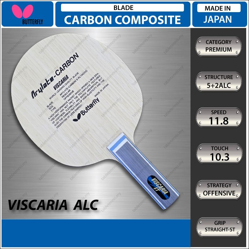 Butterfly Viscaria ALC Composite Table Tennis Carbon Blade Bat Paddle ...