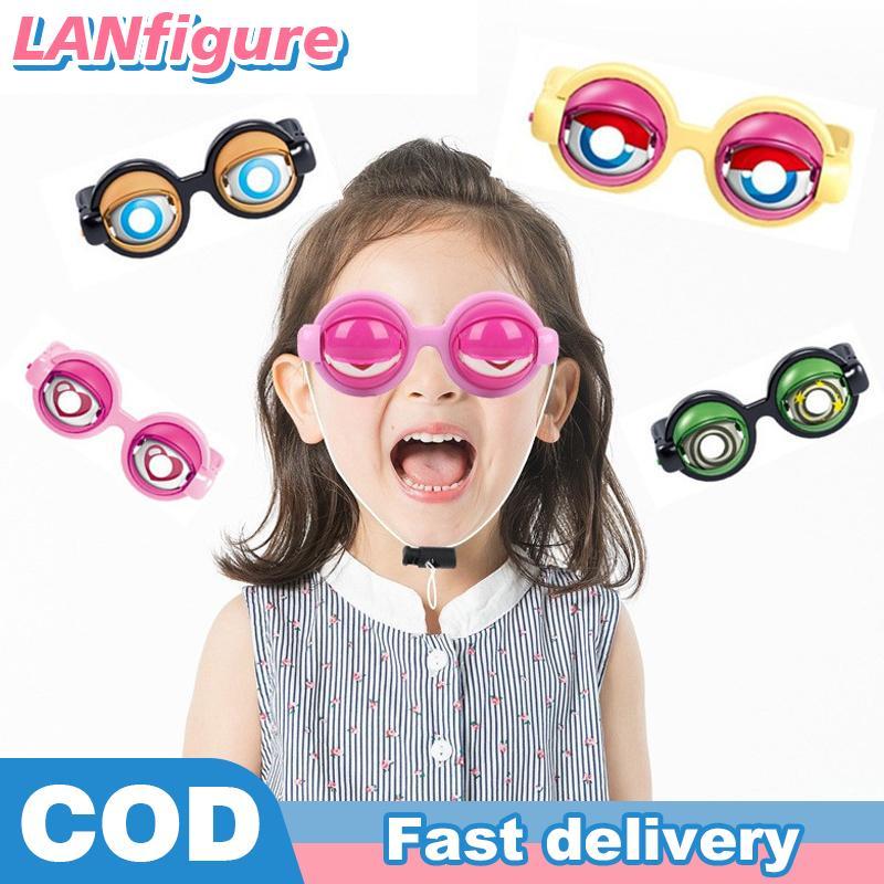 LANfigure Winking Glasses For Shows & Parties – Crazy Eyes Glasses With ...