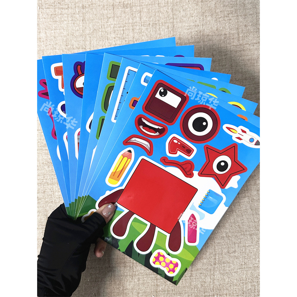 Building Blocks Numberblocks Number Block Stickers Children Teaching ...