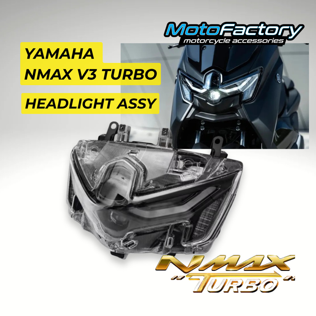 YAMAHA NMAX TURBO NMAX155 V3 HEAD LAMP ASSY HEADLIGHT LED BLS-H4300-00 ...