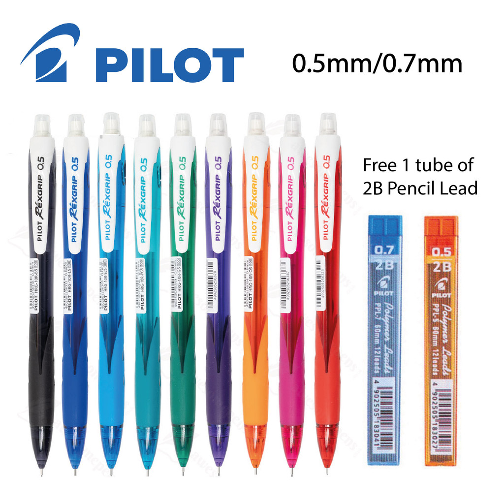 Pilot Rexgrip Mechanical Pencil with Lead (Random Color) | Shopee Malaysia