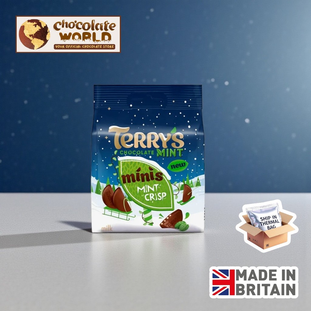 Terry's Chocolate Mint Minis Crisp 80g (Made in UK) | Shopee Malaysia
