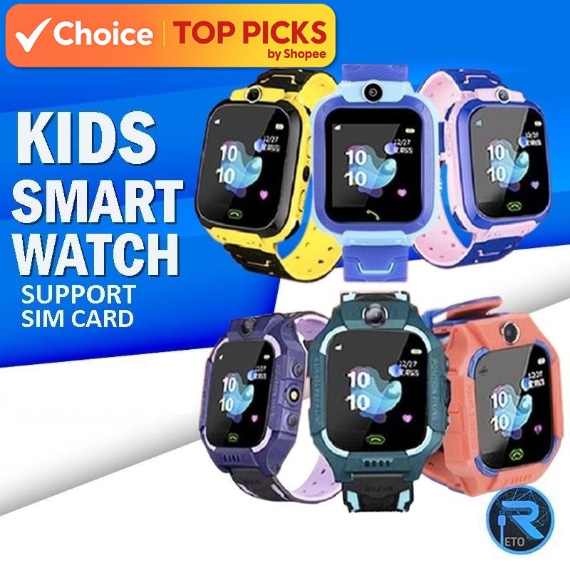 Q12 / Q19 Kids Smartwatch With Camera Anti-Lost Kids Smart Watch ...