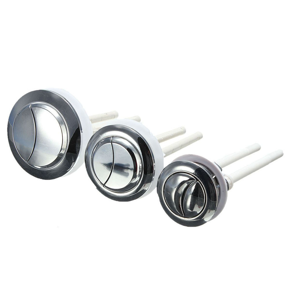 [Isn] Plastic Dual Flush Toilet Water Tank Push Button With 2 Rod for ...