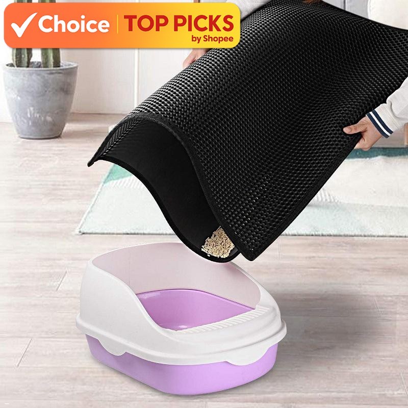 Cat Mat Double Layer Cat Litter Mat Trapping Mat Waterproof Washable ...