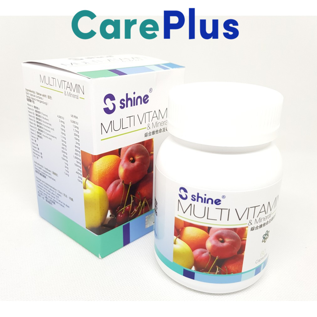 SHINE MULTIVITAMIN & MINERAL 60 CAPSULES | Shopee Malaysia