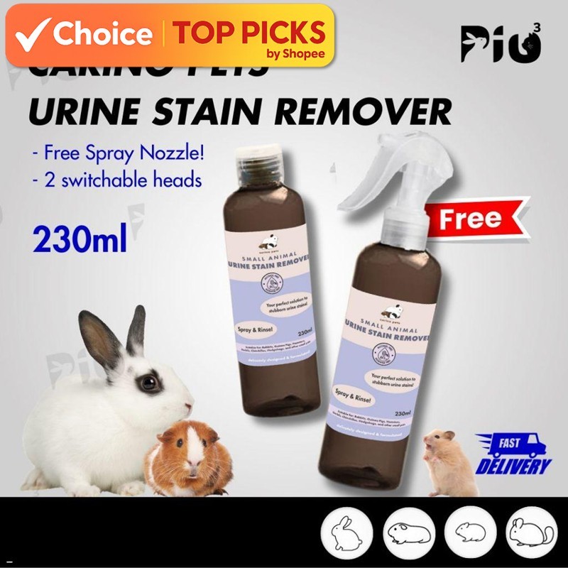 CARINO PETS Urine Stain Remover 230ml – Pet Pee Cleaner for Small ...