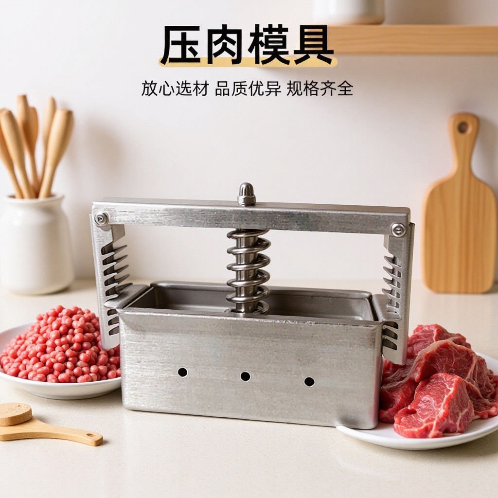 304 Stainless Steel Meat Press Braised Pork Pork Head Beef Lamb Frozen ...