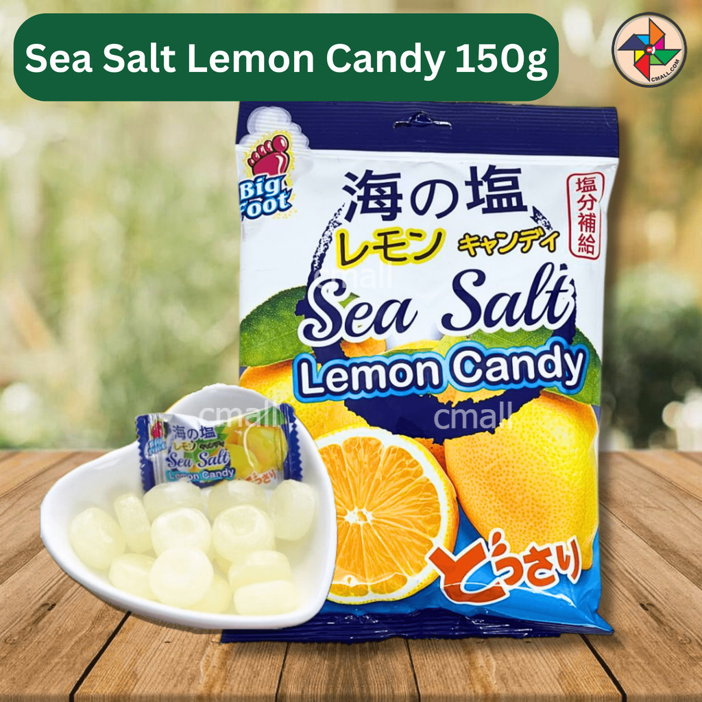[CM] Big Foot Sea Salt Lemon Candy 150g | Shopee Malaysia