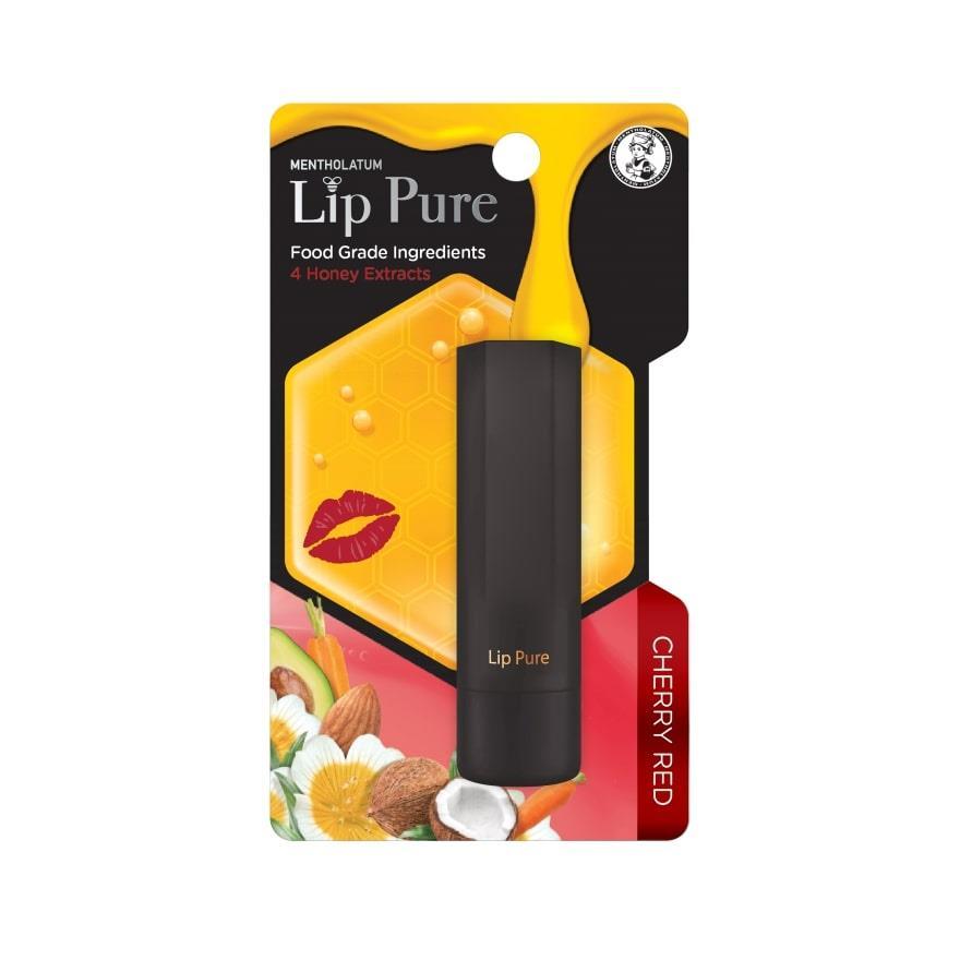MENTHOLATUM LIPCARE Lip Pure Tinted Cherry Red 4g | Shopee Malaysia