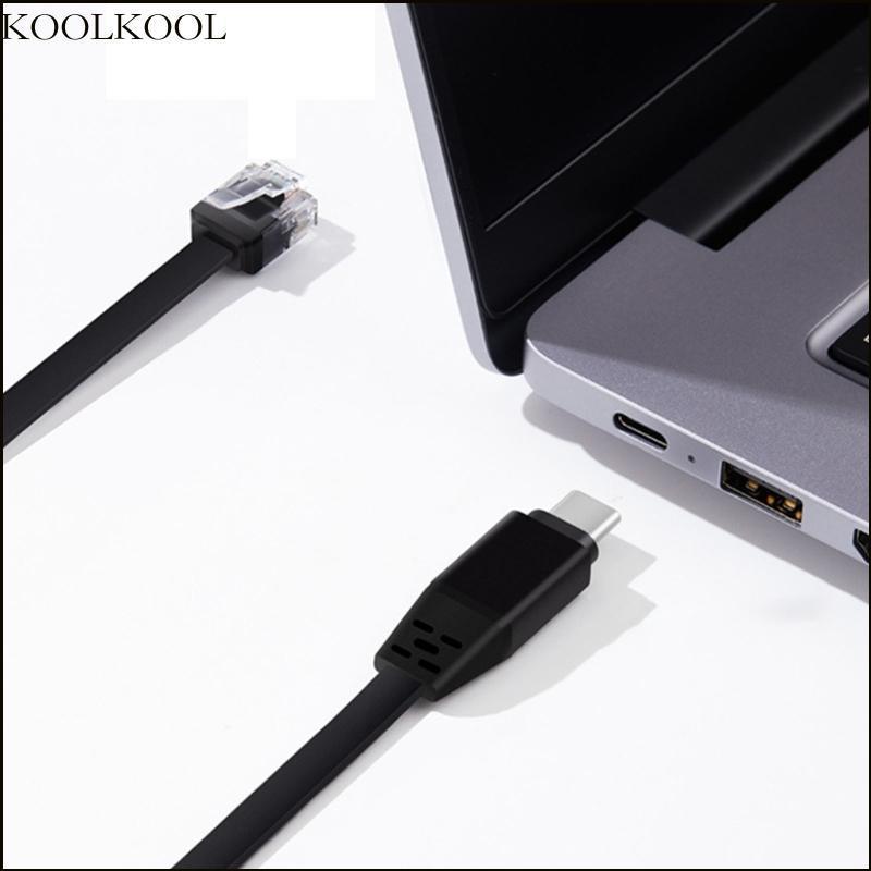 KOOK Portable USB C To RJ45 LAN Networking Adapter Converter Portable ...