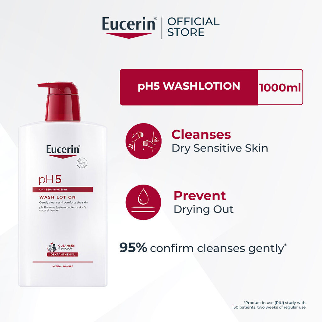Eucerin pH5 Deep Hydration Body Wash (1L/400ml/200ml) | Shopee Malaysia
