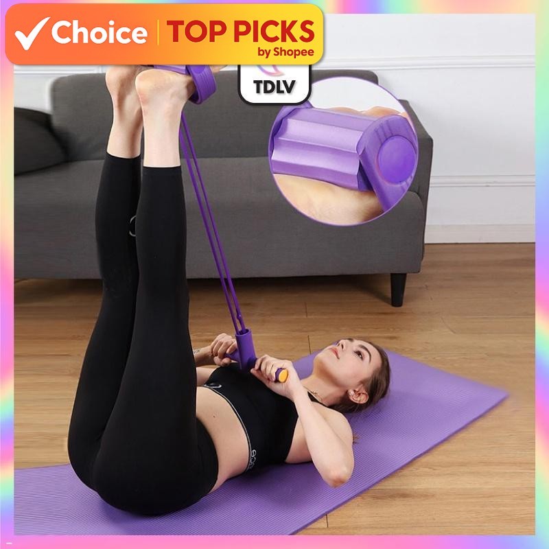 Elastic Resistance Band Pull Rope – Home Fitness Sit-Up Trainer ...