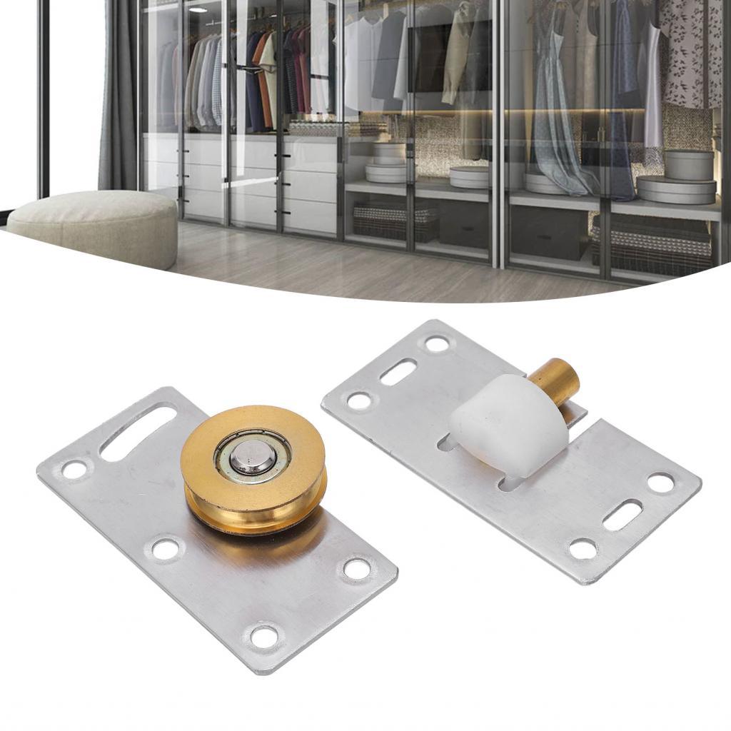 yohooo Sliding Door Wheels Hardware 2 Sets of 30mm OD Roller Set with ...