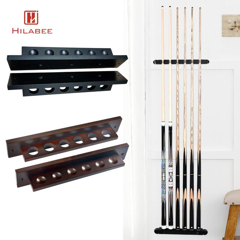 HILABEE Wooden Billiard Cue Holder, Decorative Storage, Professional ...