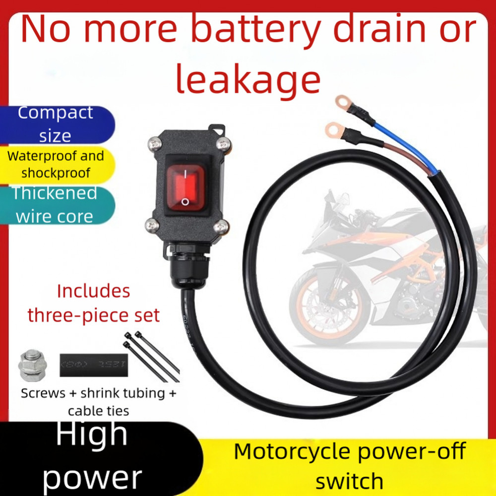 Waterproof Motorcycle Battery Disconnect Switch for 12V and 24V DC ...