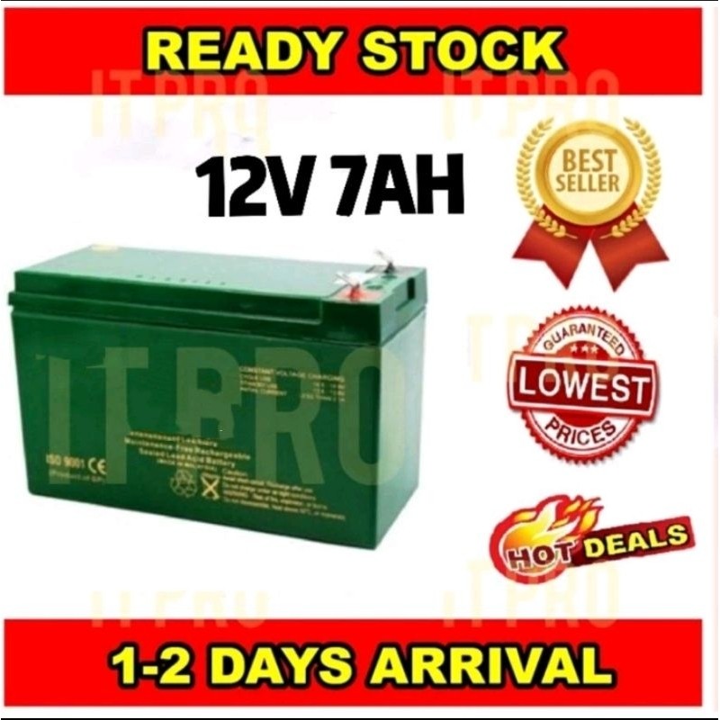 PRO🏠( RENAME TO Firstpower) 12V 7AH / 7.2AH NEW LABEL PREMIUM Solar ...