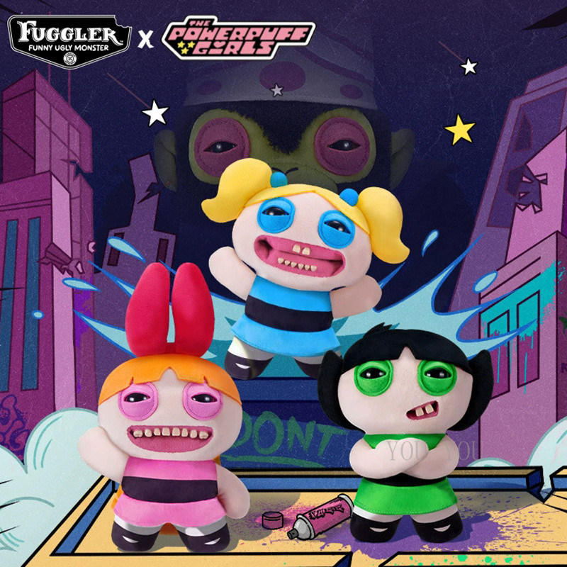ZURU Fuggler x The Powerpuff Girls Genuine Toothy Monster Plush Doll ...