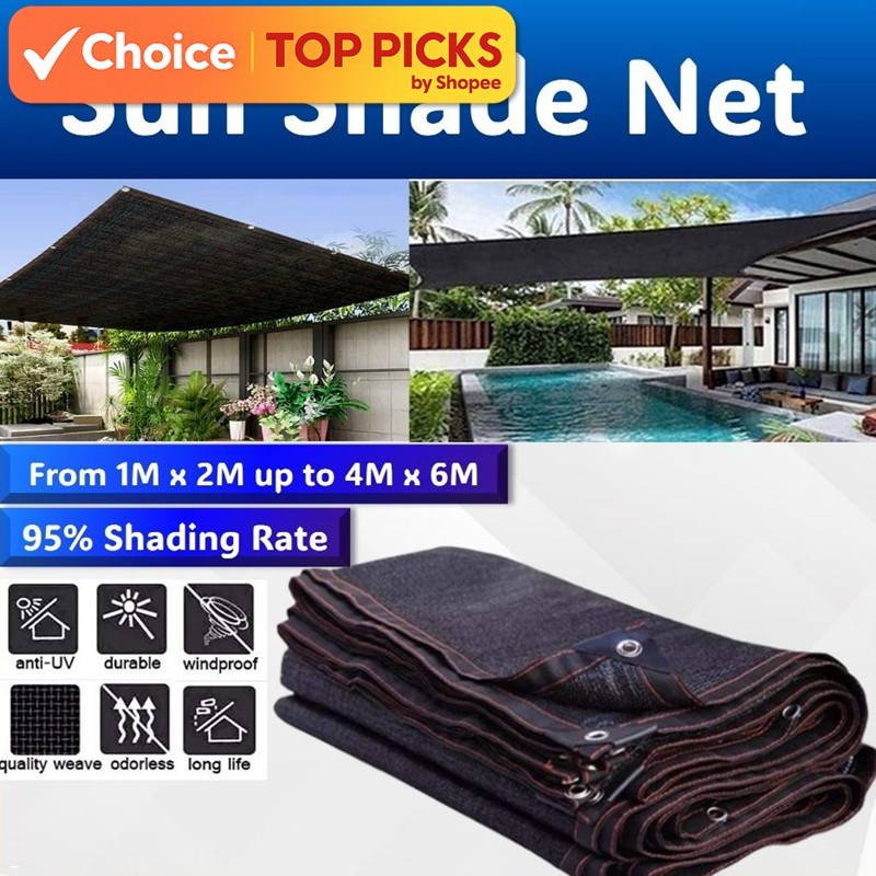 Outdoor Garden Car Cover - Anti-UV Sun Shade Net with 95% Shading Rate ...