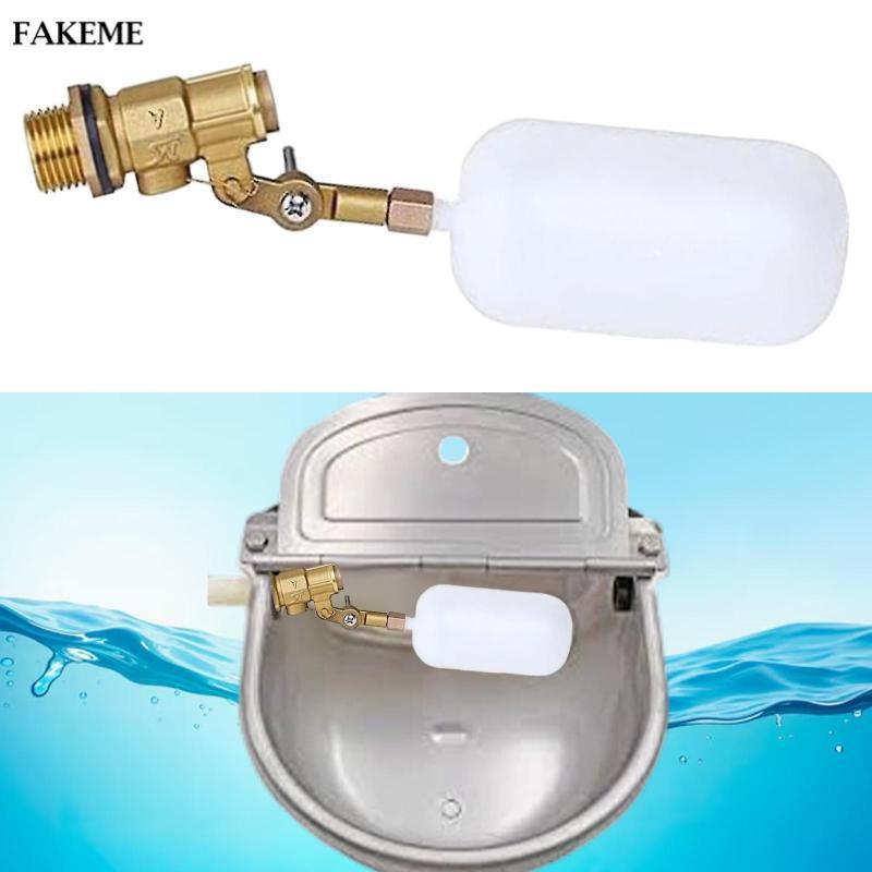 FAKEME 1/2 Inch Mini Float Valve, Adjustable Arm, Water Tank Float ...