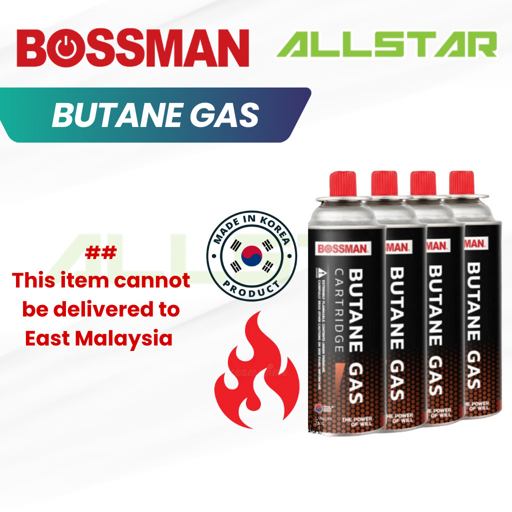 Anti Explode Korea Butane Gas Refill/Cartridge Bossman Burner Butane ...