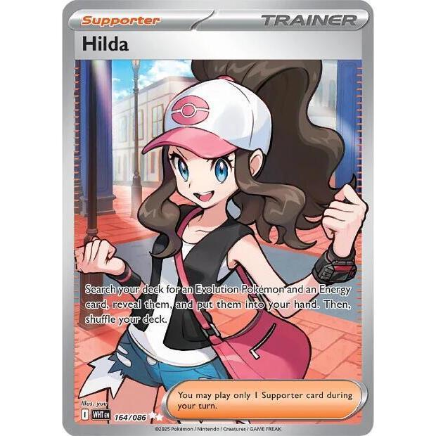 TCG HILDA ENGLISH SR 164/086 White Flare ENGLISH POKEMON CARD | Shopee ...