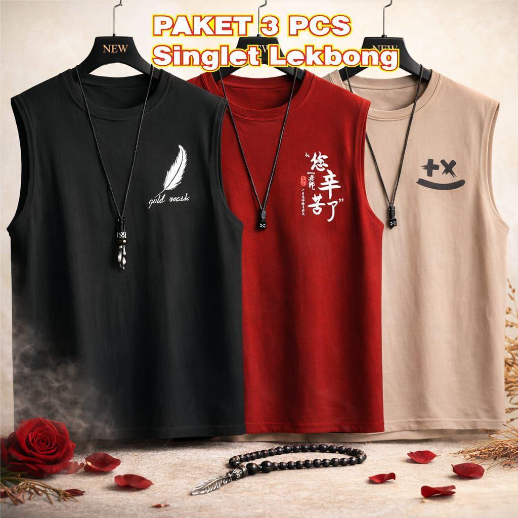KATUN SAVING PACKAGE Singlet T-shirt Package 3 pcs 50 thousand Casual ...