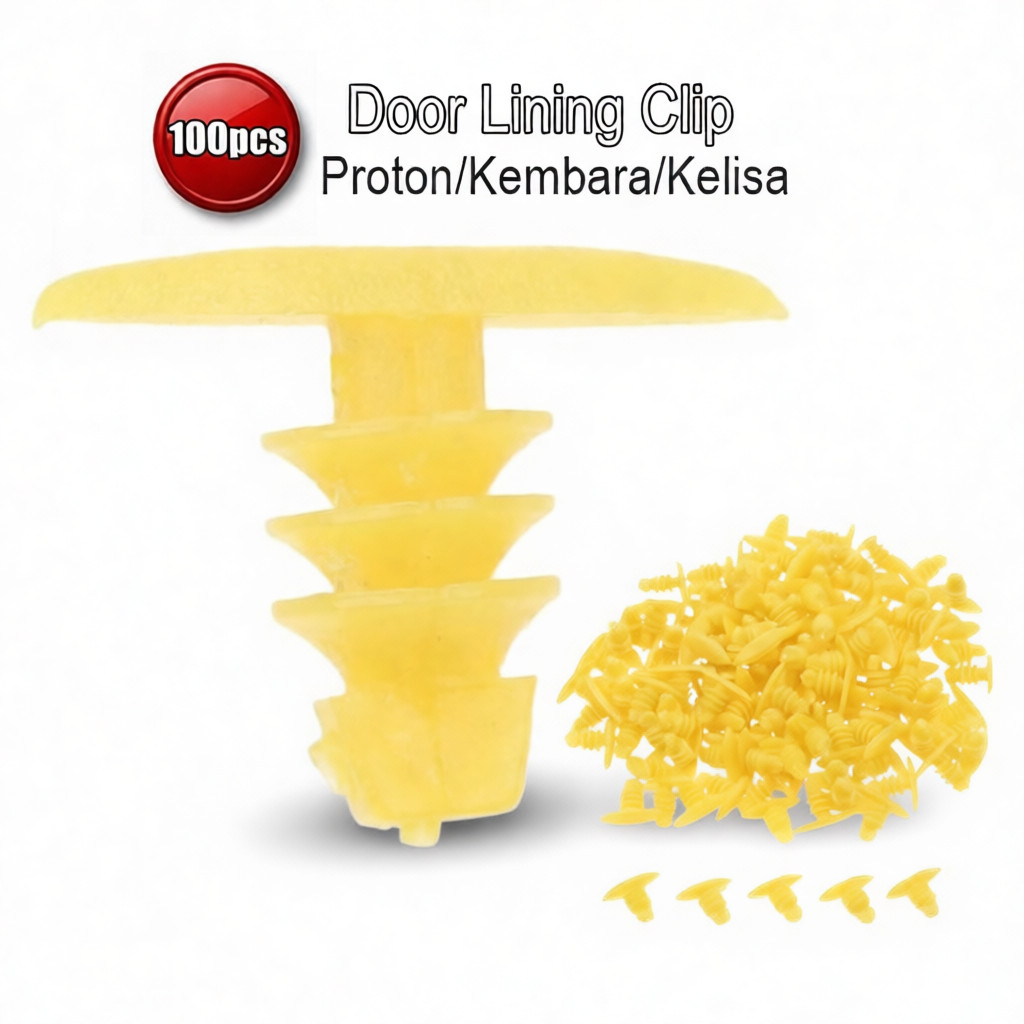 Door Lining Clips Proton Kembara Kelisa (100 pcs) – Foreman Durable ...