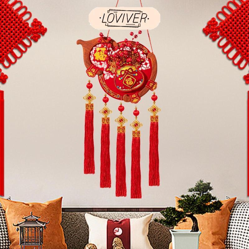 LOVIVER Hanging Decoration for The Chinese New Year 2026: Fu Character ...