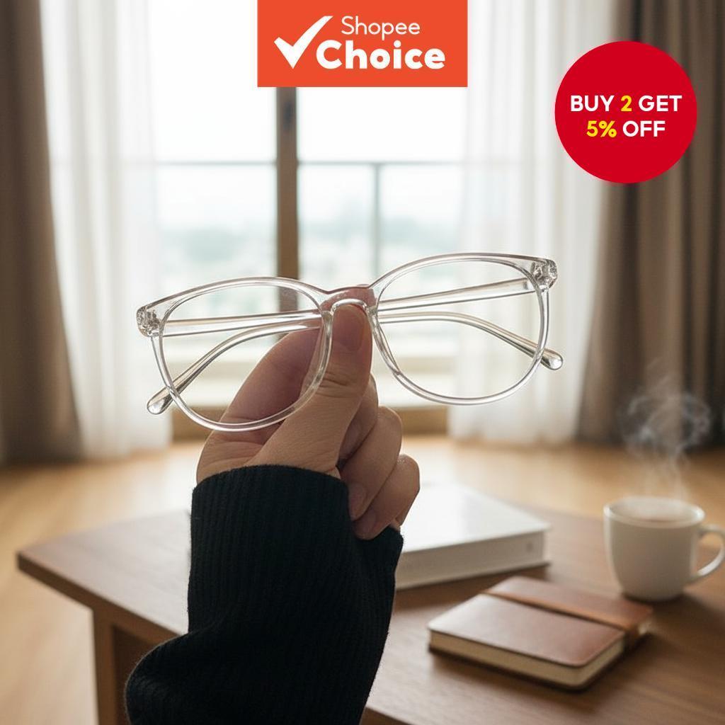 Stylish Vintage Round Sunglasses – Blue Light Blocker Oversized Frame ...