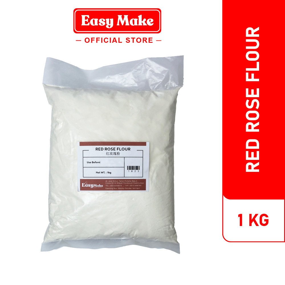 Tepung Ros Merah | Red Rose Flour (5KG/1KG) [Easy Make] | Shopee Malaysia