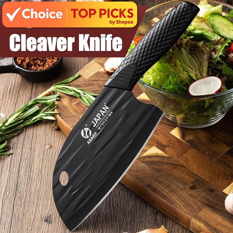 Cleaver Japan Knife Pisau Dapur Profesional | Pisau Daging Sayur Bahan ...