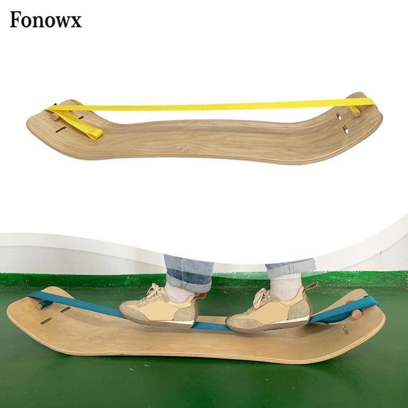 [AbabixaMY] Wooden Wobble Board Balance Equipment for Yoga Training ...