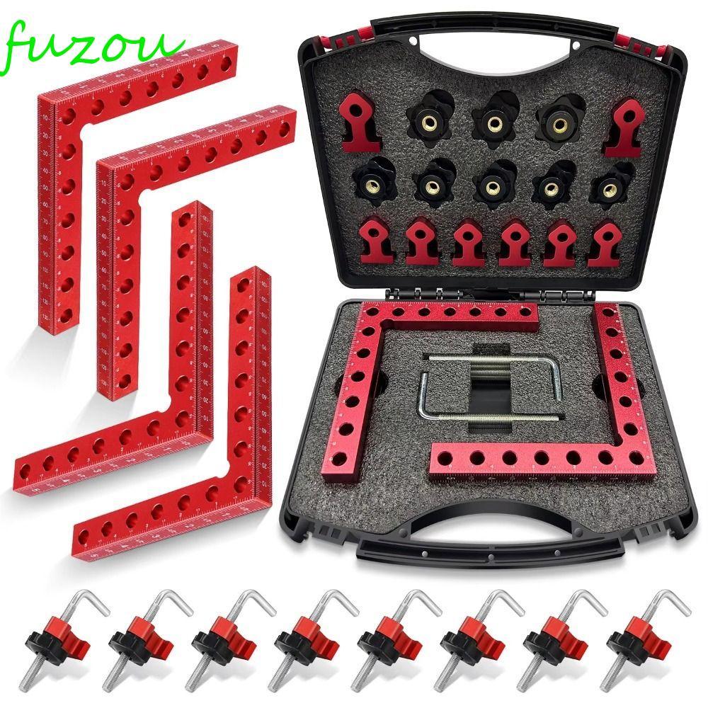 FUZOU Right Angle Clamp, Aluminum Alloy 90 Degree Corner Clamps, Heavy ...