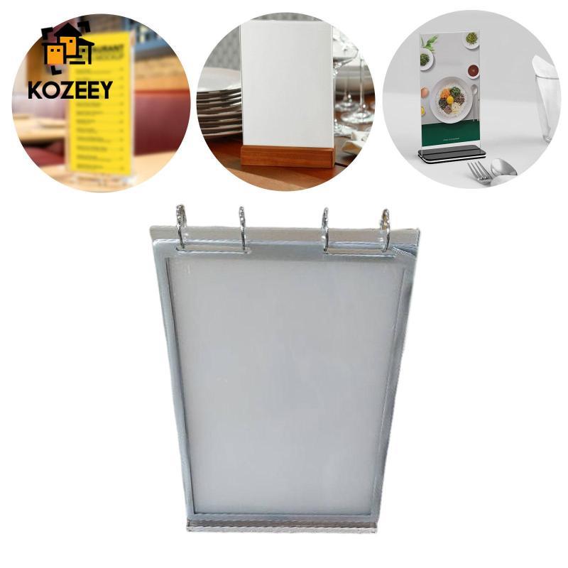 [KOZEEY] Multi Page Flip Display Card Multi Page Beverage Card with ...