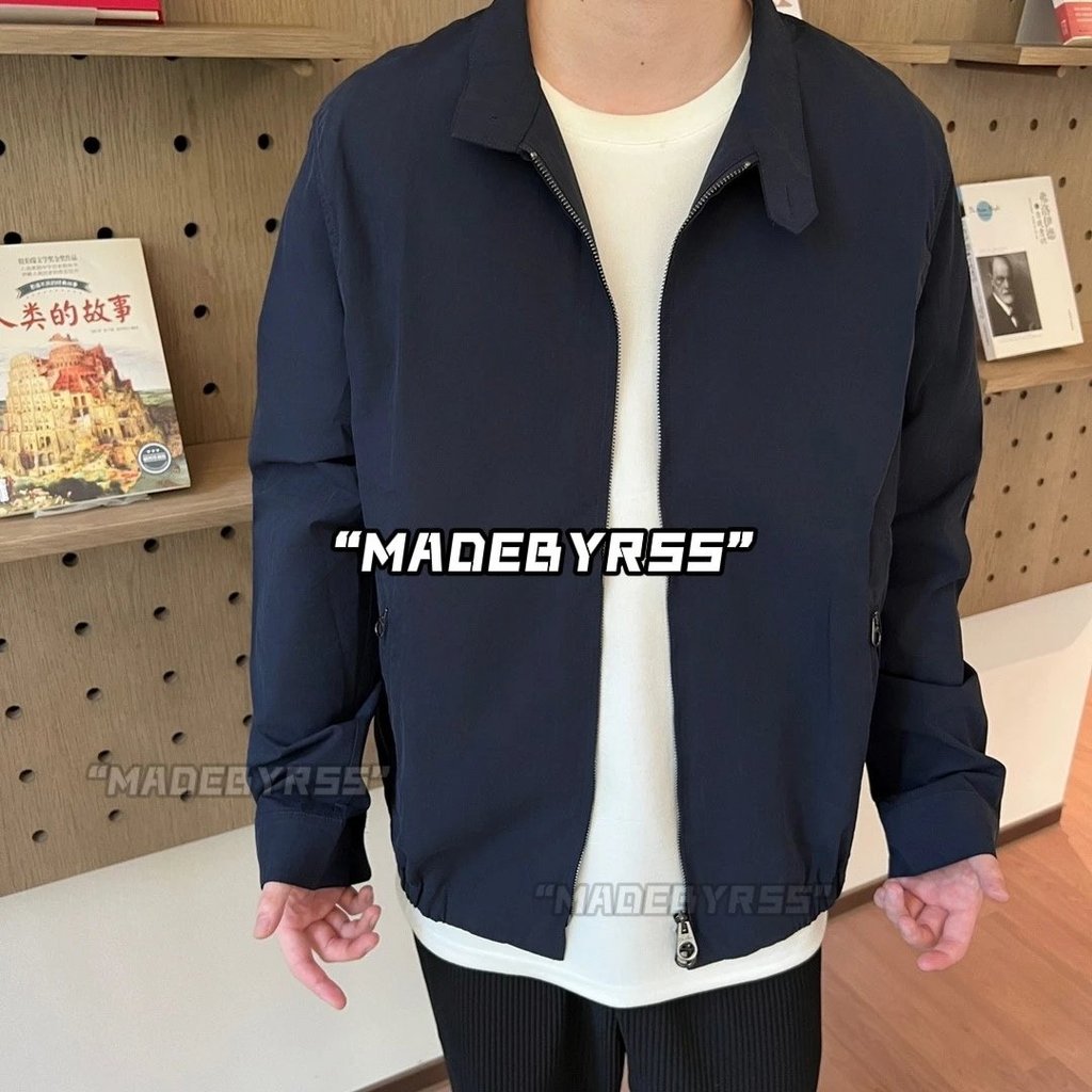 Old Money Style FW25 Autumn Winter Loro Piana Solid Color Zipper Stand ...