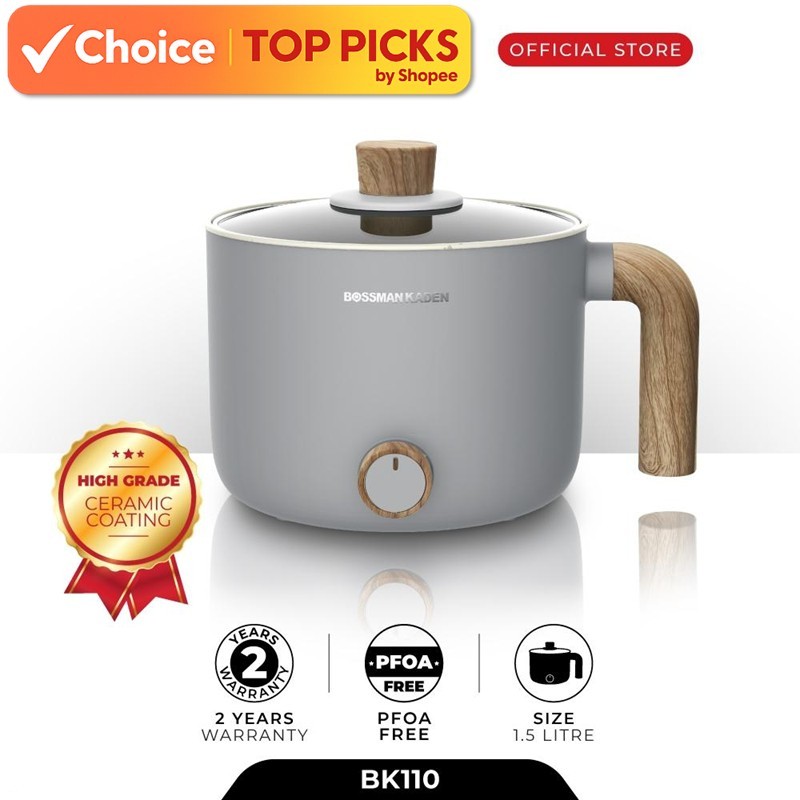 Bossman Kaden Mini Multi Cooker ChefCook Series BK110 | Periuk Elektrik ...
