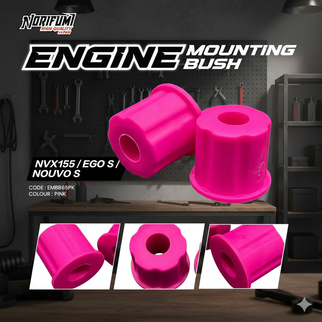 NORIFUMI ENGINE MOUNTING BUSH NVX155 V1 V2 / NMAX V2 / EGOS / NOUVO S ...