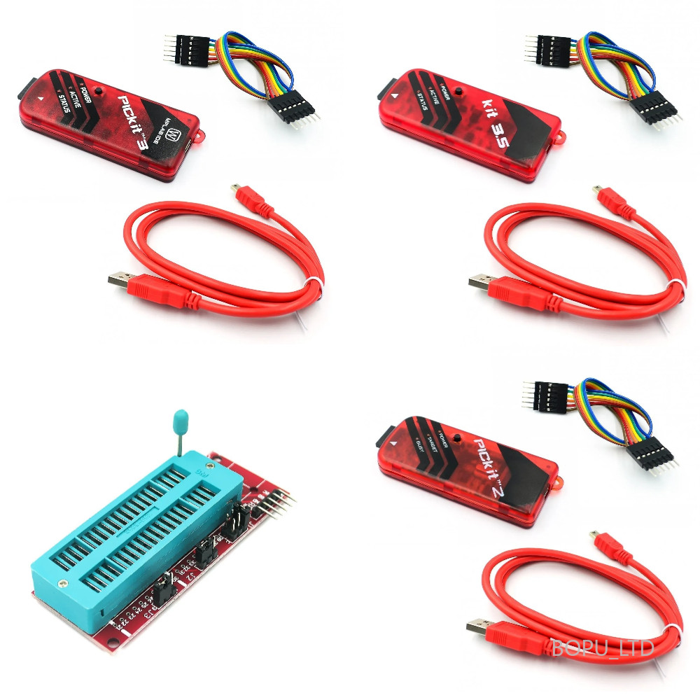 PICKit2 PICKIT3 PICKit3.5 Programmer + PIC ICD2 PICKit 2 PICKIT 3 ...