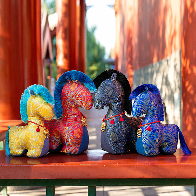 2026 Year of the Horse Mascot Plush Toy Doll Ancient Roman Plush Doll ...