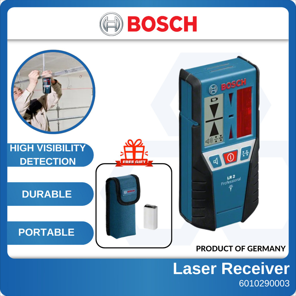 LR2 Bosch Line Laser Light Receiver for GLL Series | Accurate Leveling ...