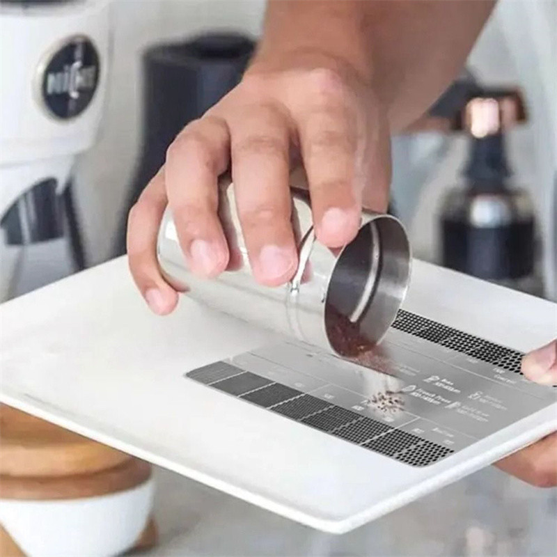 2026 NEW Coffee Powder Grinding Reference Card Grinder Grinding Scale ...