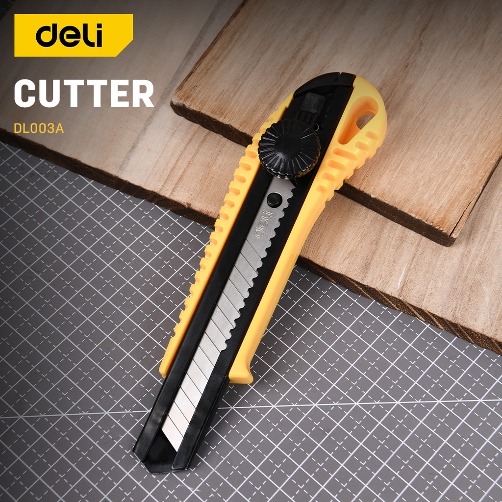 DELI Cutter (18mm / 60° / SK5) DL003A | Shopee Malaysia