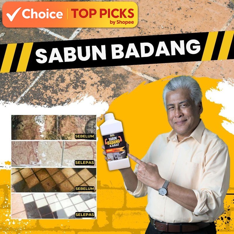 HQ Sabun Badang Karat | Pencuci Lantai Hilang Karat | Lantai berkilat ...