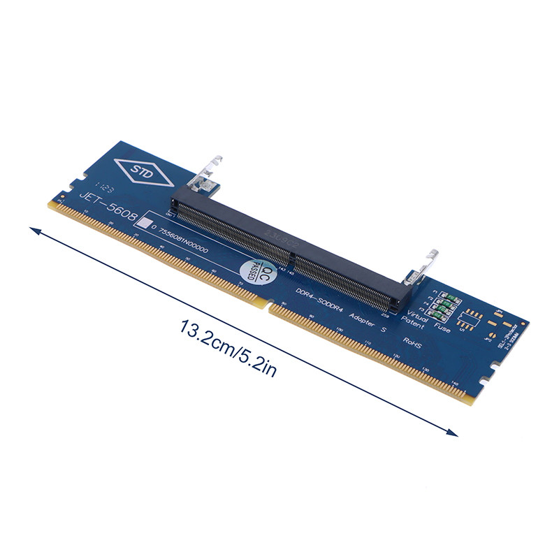 BAK DDR3 DDR4 DDR5 Laptop SO-DIMM to Desktop Adapter Card Converter ...