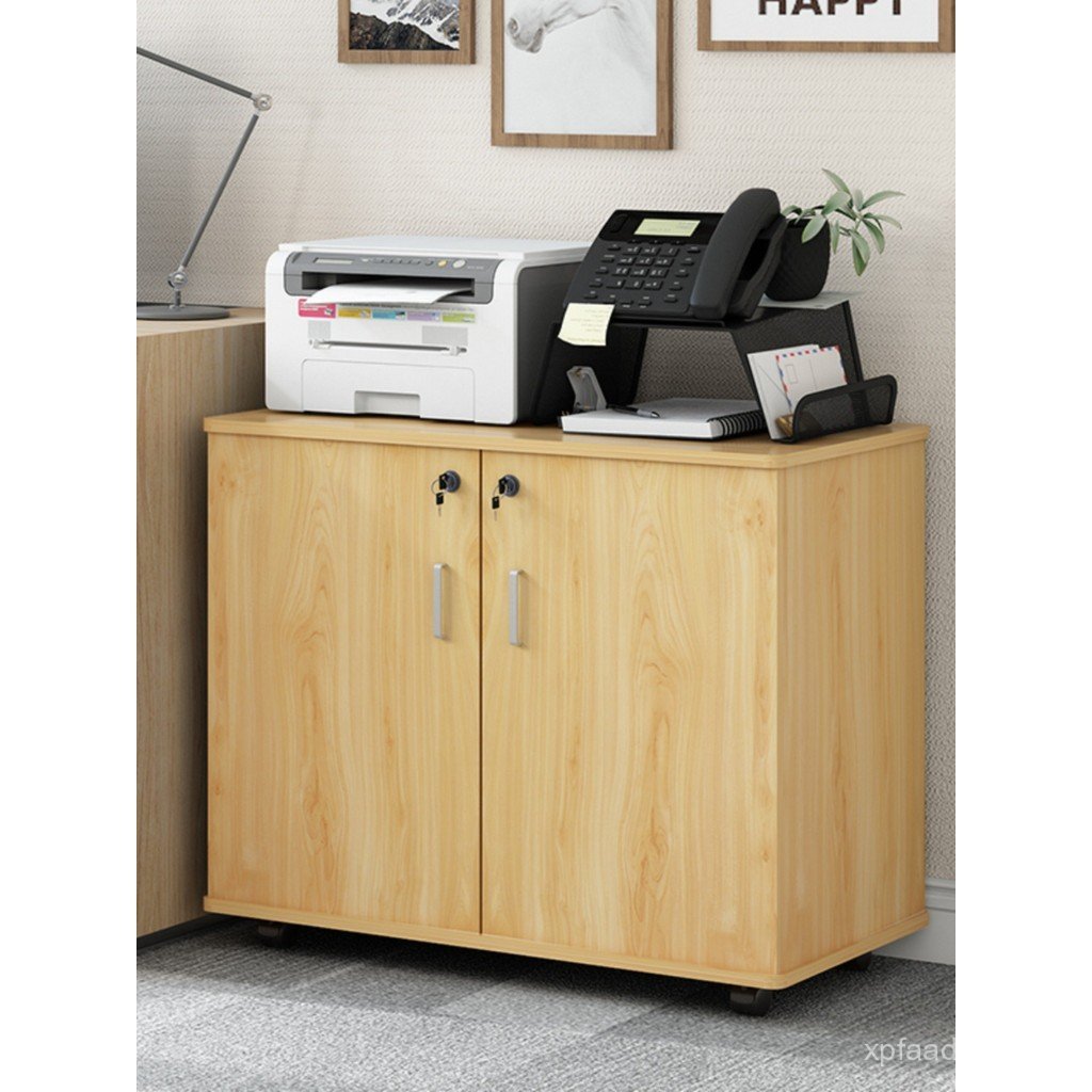 File Cabinet Placement Floor Cabinet Storage Cabinet Desk Side Double ...
