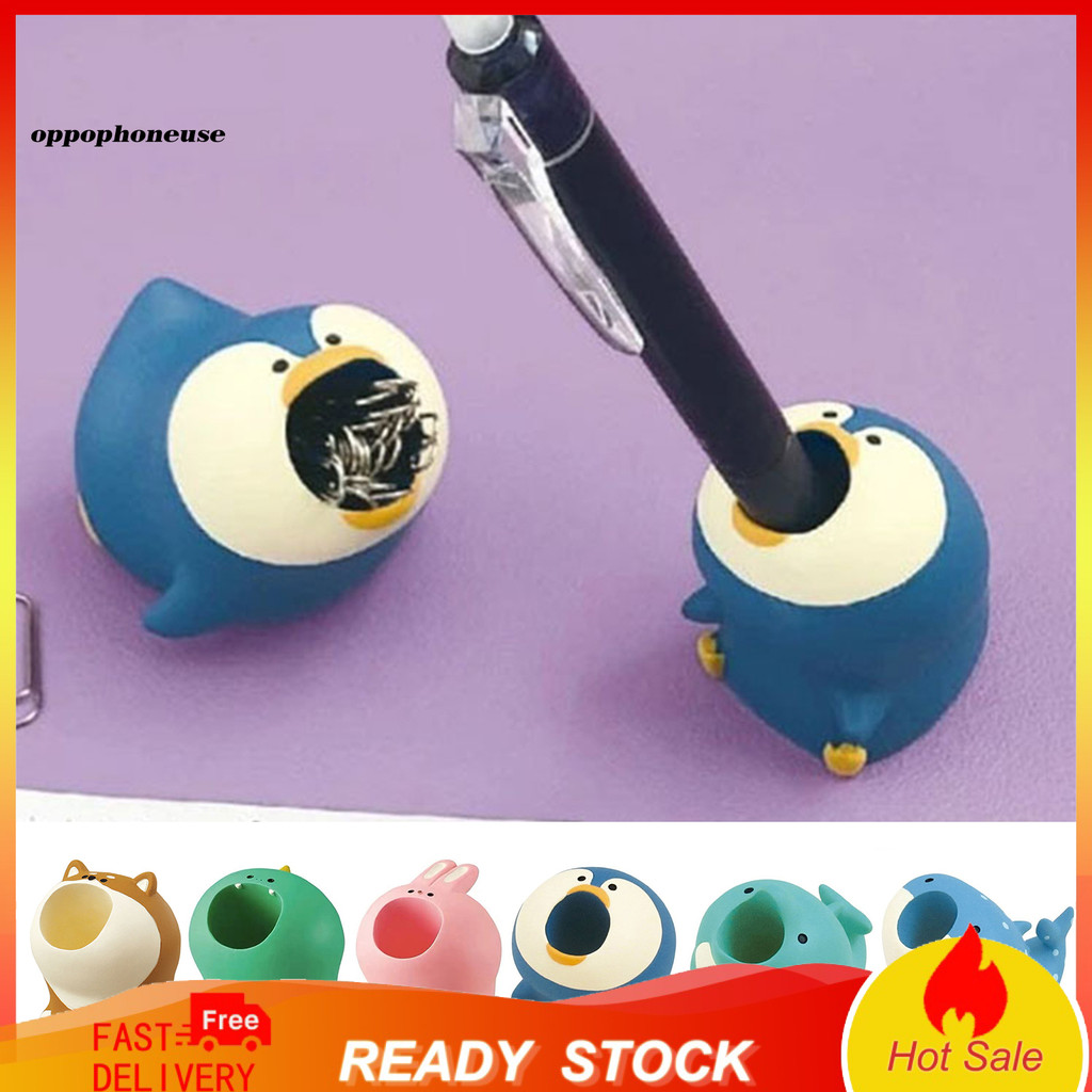 OPPO Cute Pen Holder Shape Pen Holder Adorable Pen Holder Mini Dinosaur ...