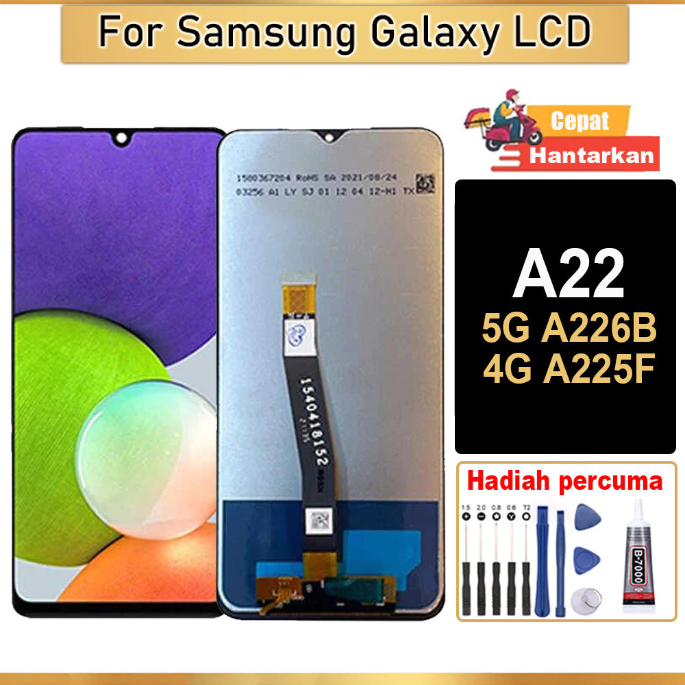 For Samsung Galaxy A22 5G 4G A226B A225F LCD Original Display ...