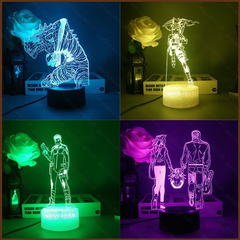 ST3 Kaiju No 8 Kafka Hibino Reno Ichikawa Kikoru Shinomiya Night Light ...